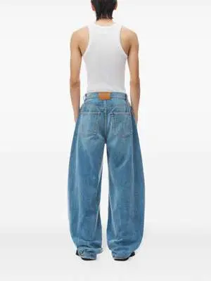 Alexander Wang Mid-rise Wide-leg Jeans