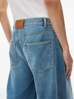 Alexander Wang Mid-rise Wide-leg Jeans