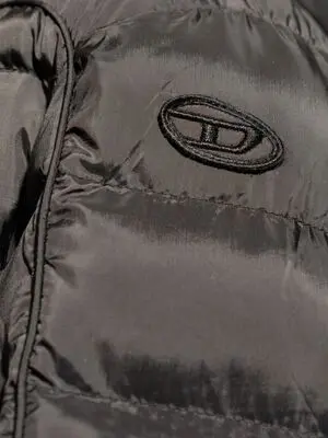 DIESEL® Logo-appliqué Puffer Jacket