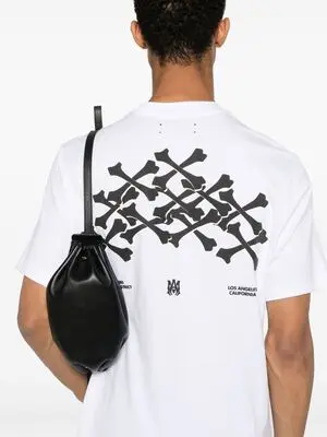 Amiri Bones Stacked Cotton T-shirt - White