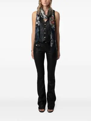 Zadig&Voltaire Kerry Printed Modal Scarf - Blue