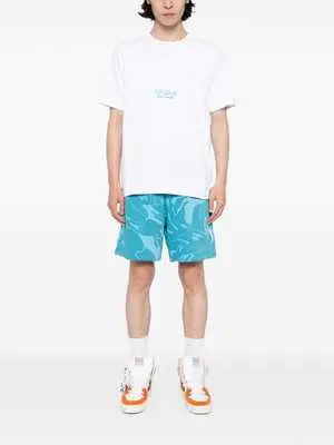 AAPE BY *A BATHING APE Abstract-print Jersey Track Shorts