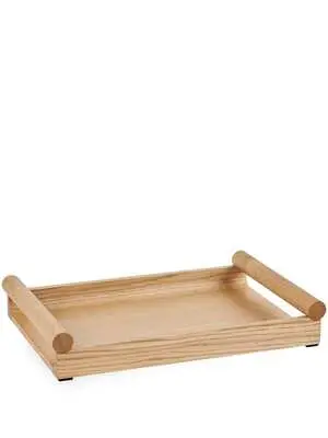 SCHÖNBUCH Small Oleh Wooden Tray - Brown