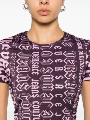 Versace Logomania Cropped T-shirt