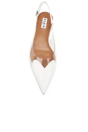 Alaïa Heart Slingback Flats