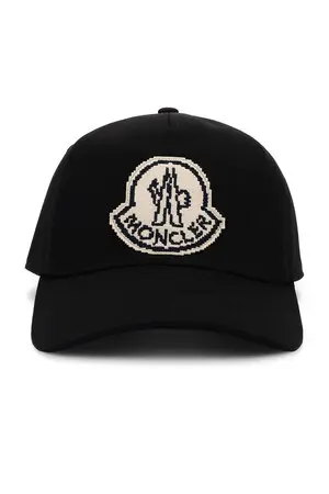 Moncler Baseball Cap - Black