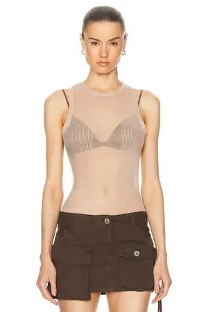 SEROYA Jori Rib Knit Tank Top