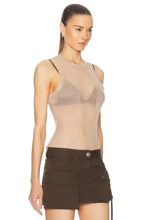 SEROYA Jori Rib Knit Tank Top