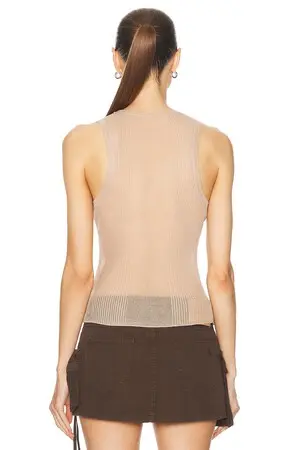 SEROYA Jori Rib Knit Tank Top