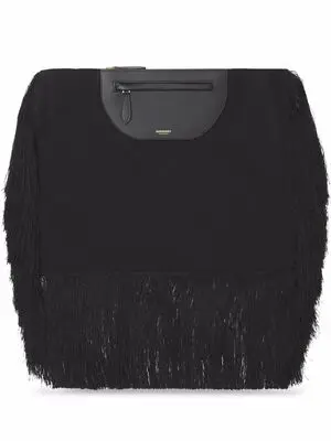 Women's Black Fringe Bags