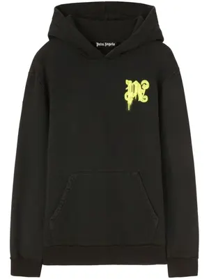 Palm Angels Thinking Pencil Cotton Hoodie