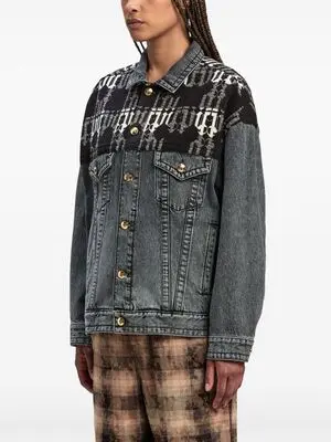 Palm Angels Monogram-jacquard Denim Jacket