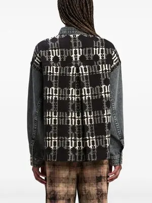 Palm Angels Monogram-jacquard Denim Jacket