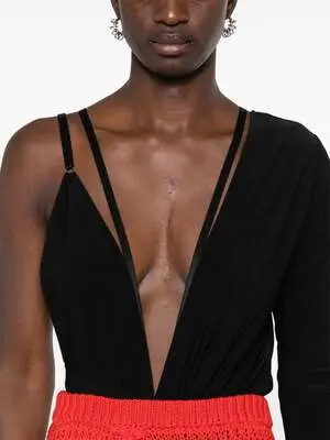 Alchemy Fashions X Lia Aram V-neck Strapped Bodysuit