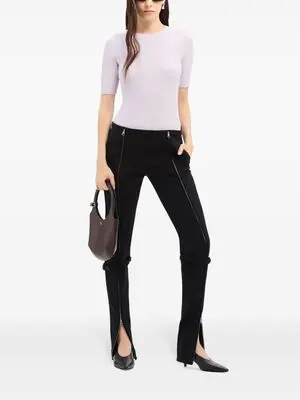 COURREGES Ribbed Knit Sweater - Pink
