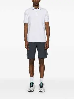 FAY Logo-embroidered Piqué Polo Shirt