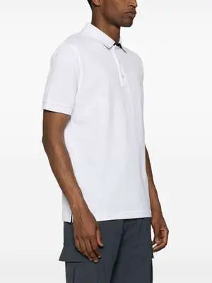 FAY Logo-embroidered Piqué Polo Shirt