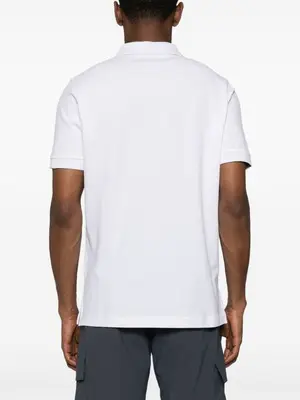 FAY Logo-embroidered Piqué Polo Shirt