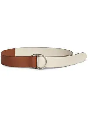 Marni Two-tone Leather Belt - Brown
