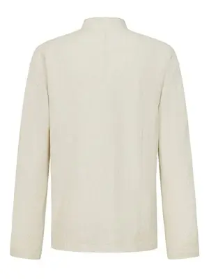 Shanghai Tang Dragon-embroidered Herringbone Jacket