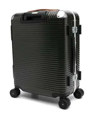 FPM MILANO Bank Light Spinner 55 Ribbed Suitcase - Green
