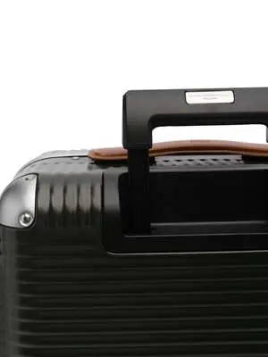 FPM MILANO Bank Light Spinner 55 Ribbed Suitcase - Green
