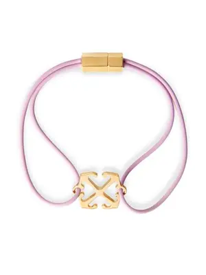 Off-White Arrow Cord Bracelet - Gold