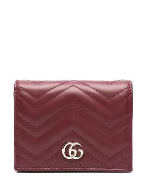 Gucci Gg Marmont 2.0 Wallet - Red