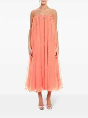 Aje Square-neck Midi Dress