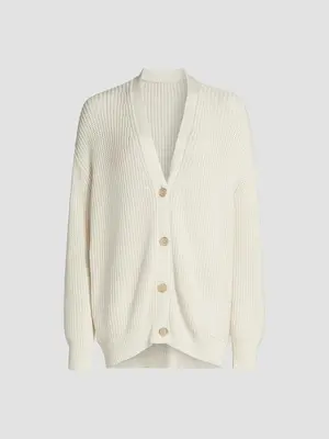 Jenni Kayne Cotton Cocoon Cardigan - Ivory