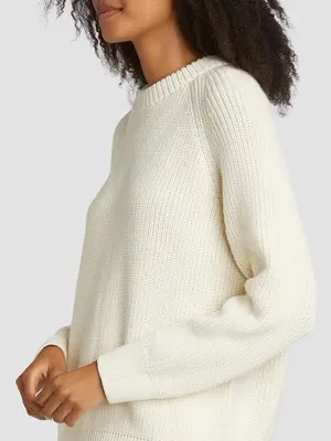 Jenni Kayne Oversized Cotton Fisherman Sweater