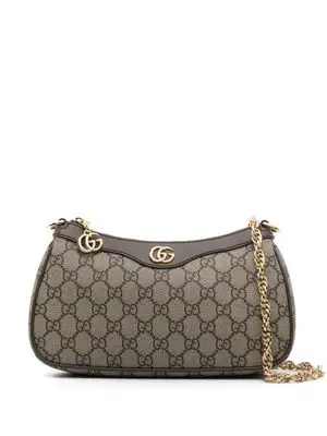 Gucci Neutral Small Ophidia Shoulder Bag