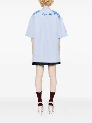 Gucci Horsebit-detail Poplin Dress