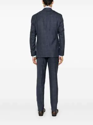 Canali Check-pattern Single-breasted Suit
