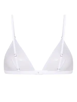 MAISON CLOSE La Femme Amazone Triangle Bra - White
