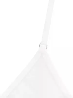 MAISON CLOSE La Femme Amazone Triangle Bra - White