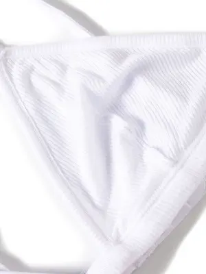MAISON CLOSE La Femme Amazone Triangle Bra - White