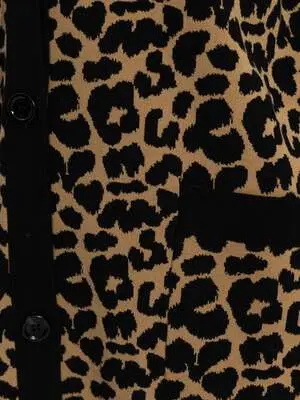 Max Mara Tenore Leopard-intarsia Cardigan