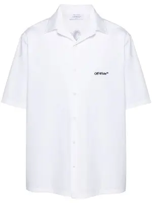 Off-White Gothic Arrow Poplin Shirt - White