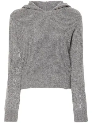 Victoria Beckham Hooded Wool Jumper