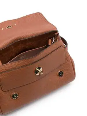 Mulberry Mini Alexa Leather Tote Bag - Brown
