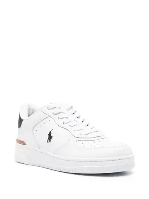 Polo Ralph Lauren Masters Court Leather Sneakers - White