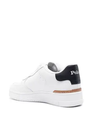 Polo Ralph Lauren Masters Court Leather Sneakers - White