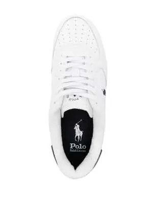 Polo Ralph Lauren Masters Court Leather Sneakers - White