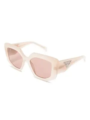 Prada Geometric Frame Sunglasses