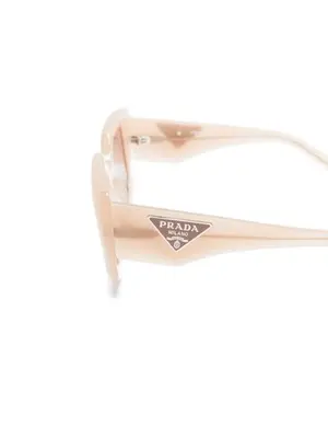 Prada Geometric Frame Sunglasses