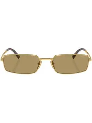 Prada Rectangle Sunglasses - Gold