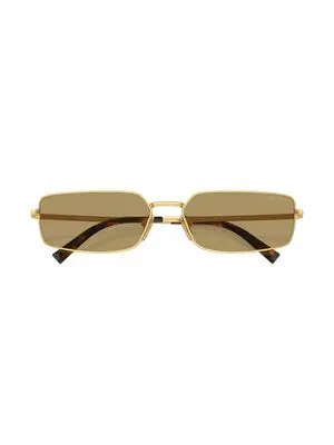 Prada Rectangle Sunglasses - Gold