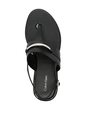Calvin Klein Plaque Thong Sandals