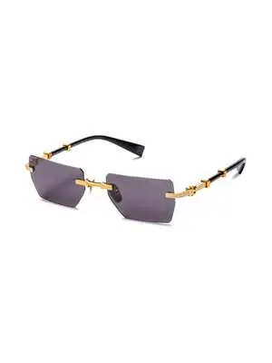 Balmain Pierre Geometric-frame Sunglasses - Gold